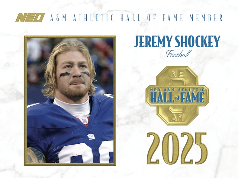 Jeremy Shockey Named to NEO Athletic Hall of Fame Class of 2025