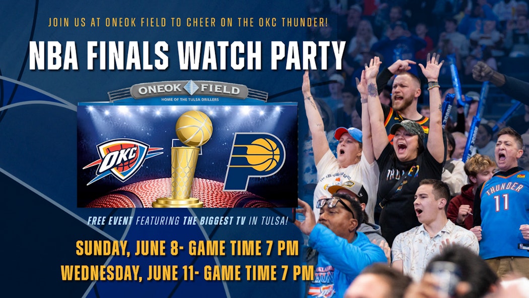 Watch OKC Thunder NBA Finals on Tulsa’s biggest screen at ONEOK Field